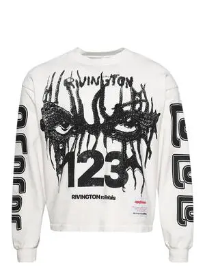 RIVINGTON ROI REBIS Bad Garden Long Sleeve Tee Max - White