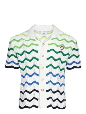 Casablanca Wave Knit Shirt - Multi