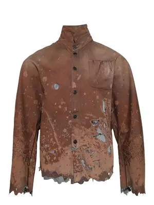 RIVINGTON ROI REBIS Meta-braxas Shirt Rust Rust - Green