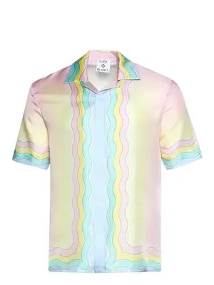 Casablanca For The Love Of Dance Cuban Collar Shirt Multicolor - Multi