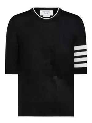 Thom Browne 4-bar Short-sleeve T-shirt - Black