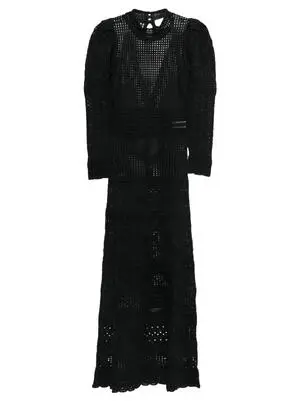 Isabel Marant Crochet Dress - Black