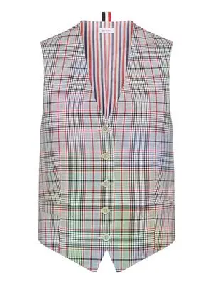 THOM BROWNE Plaid Waistcoat