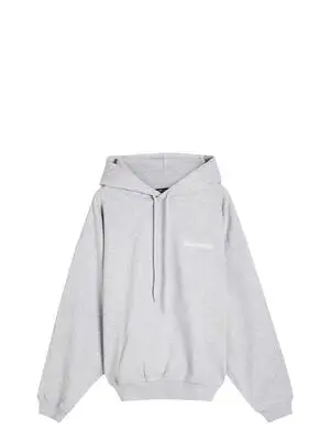 COLE BUXTON Hooded Drawstring Sweatshirt - Grey