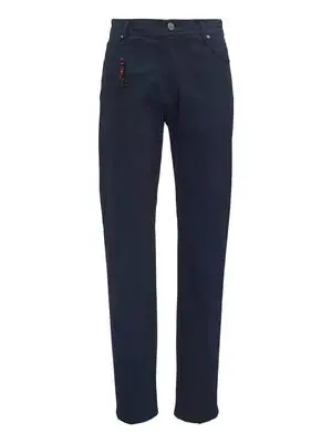Marco Pescarolo Button Trousers - Blue