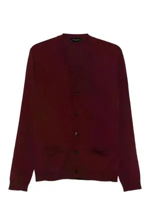 ROBERTO COLLINA Buttoned Cardigan - Red