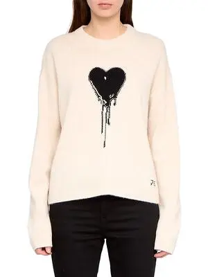 Zadig&Voltaire Markuz Cashmere Sweater - Eggshell