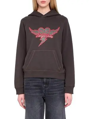 Zadig&Voltaire Georgy Embellished Hoodie - Carbone