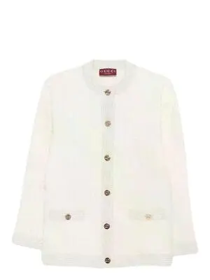 Gucci Buttoned Patch-pocket Jacket - Neutrals