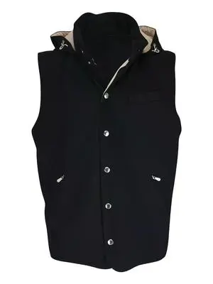 BRUNELLO CUCINELLI Hooded Button Vest