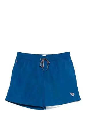 Paul Smith Zebra Drawstring Beachwear - Blue