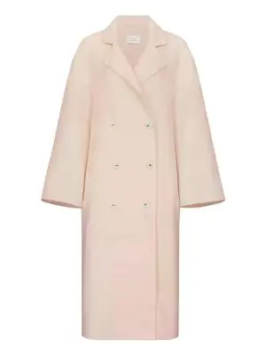 Loulou De Saison Borneo Lds Double-breasted Coat - Pink