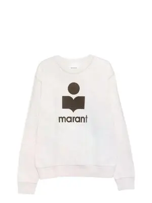 MARANT Logo Print Sweatshirt - Neutrals
