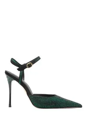 Kurt Geiger Embellished Pointed-toe Pumps - Green
