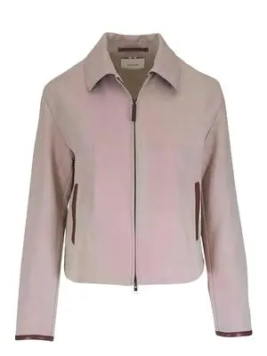 Vince Point-collar Jacket - Neutrals