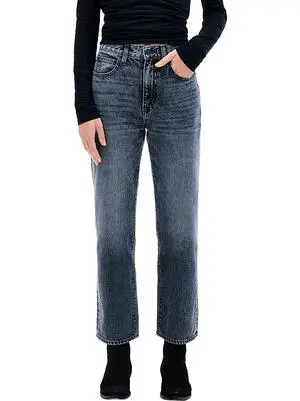 SLVRLAKE London Crop High-rise Straight Jeans - Many Moons