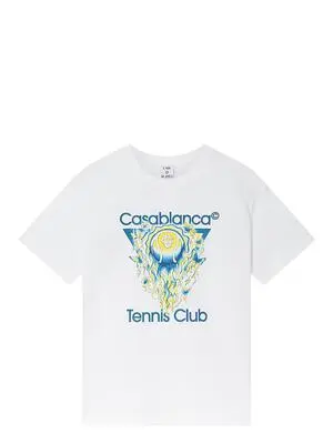 Casablanca Tee - Tennis Club Icon