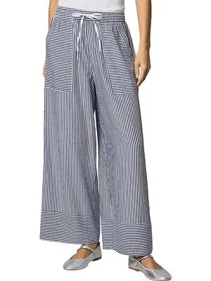 Splendid Ella Striped Pants - Navy/white