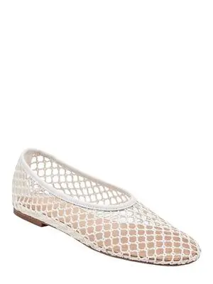 MARC FISHER LTD. Jazlyn Woven Dress Flats - Ivory