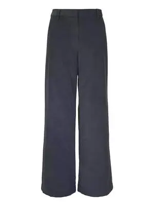 TWP Patch-pocket Wide Leg Trousers - Grey