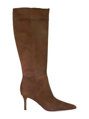 Veronica Beard Lisa Pointed Boots Brown