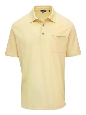Zegna Pocket Short-sleeve Polo Shirt - Yellow