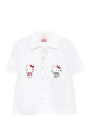 Pero Pocket Embroidered Shirt - White