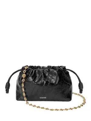 Loewe Mini Flamenco Purse - Black
