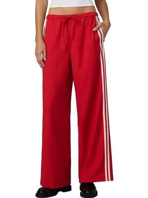 Joe's Jeans The Tina Track Pants - Cherry Red
