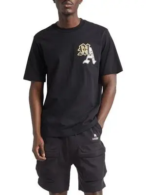 Amiri Varsity Patch T-shirt - Black