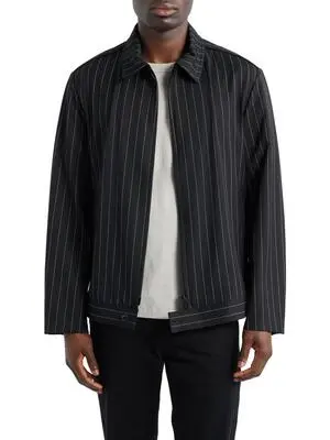 Y3 Refined Pinstripe Jacket - Black