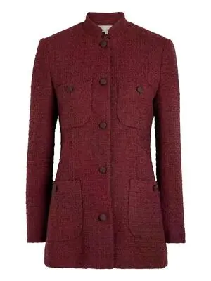 LIBEROWE Raja Tweed Jacket - Red