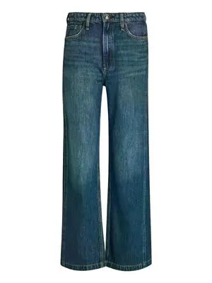 Rag & Bone Logan Wide-leg Jeans - Blue