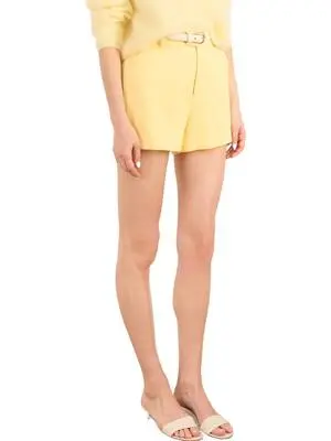 Cami Nyc Hana High-waist Shorts - Custard