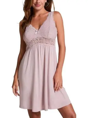 Hunkemoller Nora Lace Slip Dress - Pink