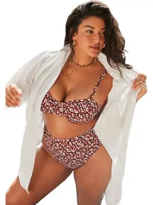 SWIMSUITS FOR ALL Essential Oversized Beach Shirt Cover Up - White