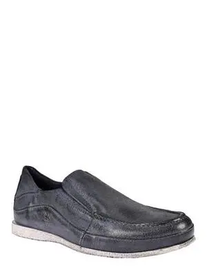 ROAN Shevon Slip-on Loafer - Navy Mixed Materials