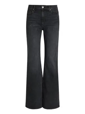 Paige Sofia Flared-leg Jeans - Black