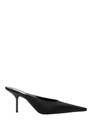 Victoria Beckham Sloan 75 Satin Mules - Black