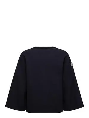 Moncler X Jil Sander Cuprous 2-in-1 Wool Blend Cape - Navy