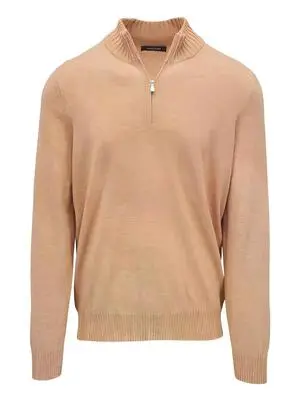 GRAN SASSO Quarter Zip Sweater - Neutrals