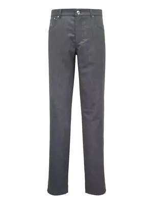 Brunello Cucinelli Five-pocket Trousers - Grey
