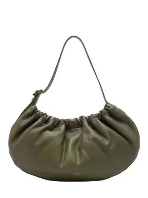 A.p.c. Gathered Shoulder Bag - Green
