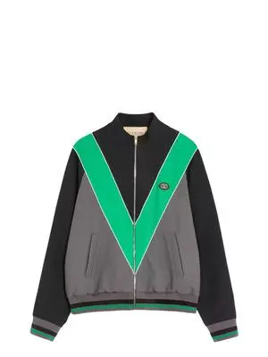 VALENTINO VLogo Patch Zip Up Sweatshirt