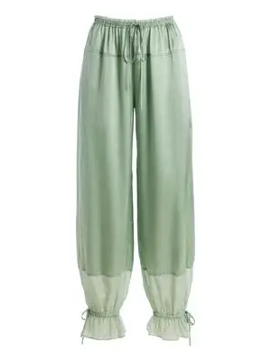Ulla Johnson Camille Satin Pants - Green