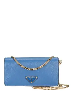 PRADA Cowhide Chain Crossbody Bag