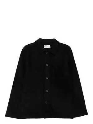 Universal Works Button-front Patch-pocket Jacket - Black
