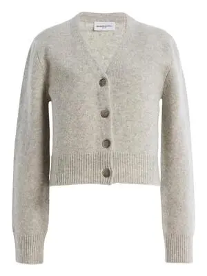 Brandon Maxwell Brandon Maxwell The Sloane V-Neck Cardigan Neutral