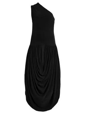Brandon Maxwell The Mila One-shoulder Maxi Dress - Black