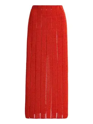 Proenza Schouler Maelle Midi Skirt - Red